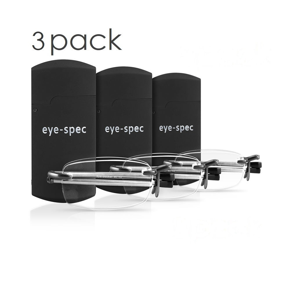 3 Pairs of Folding Reading Glasses Ideal For Work, Home and Play – eye-spec